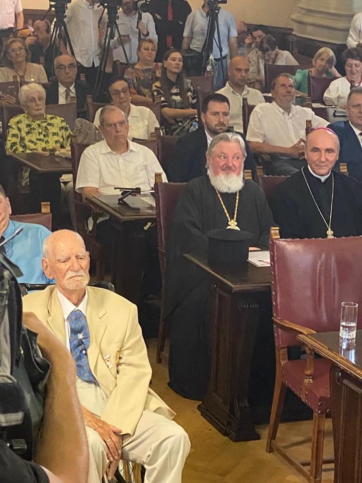 Episcopul Virgil Bercea la aniversarea a 100 de ani a boierului ...