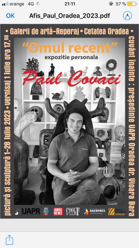 GALERIE. Perspectiva artistului de talie internațională, Paul Covaci ...